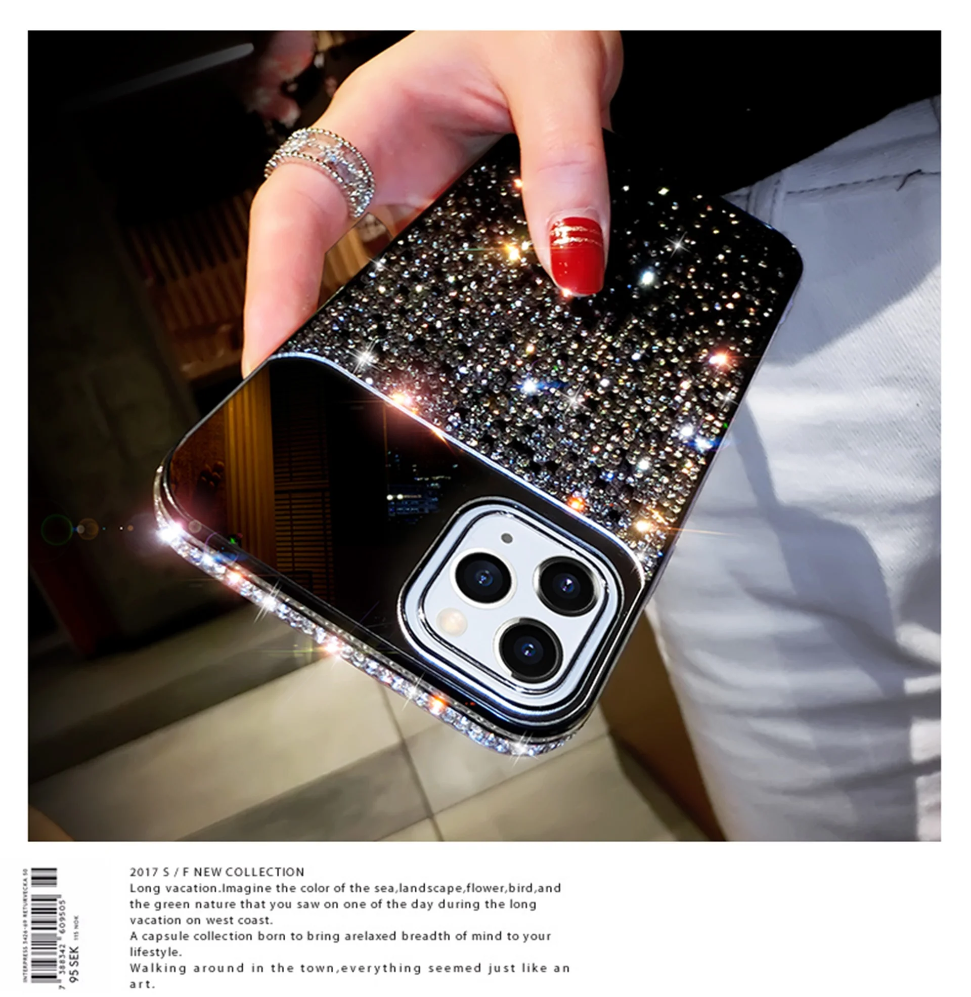 New Designer Luxury Leather Square Mobile Phone Case Back Cover Set ...