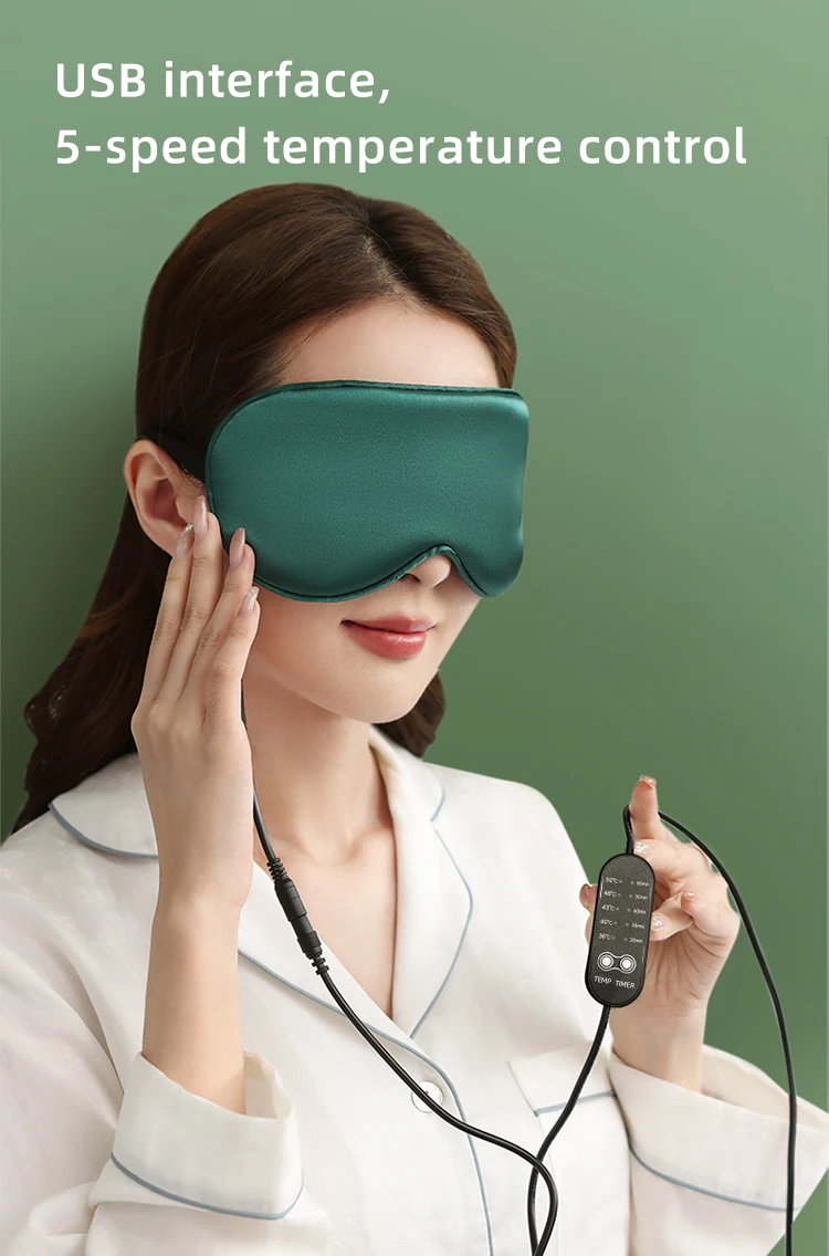 Customized Logo Soft Comfortable USB Eye Mask for Health