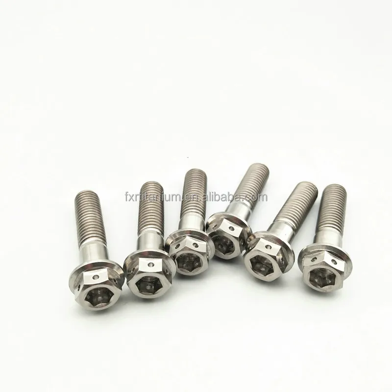 M6 M8 M10 M12 Titanium Dual Drive Bolts for Motorcycle Racing