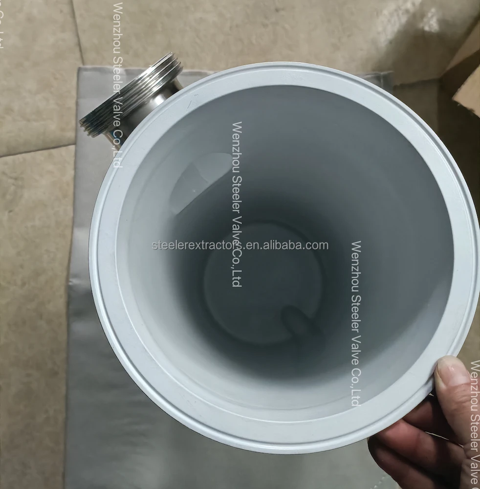 SS304 Jacketed Solvent Tank with Cooling Coil & PTFE Coating