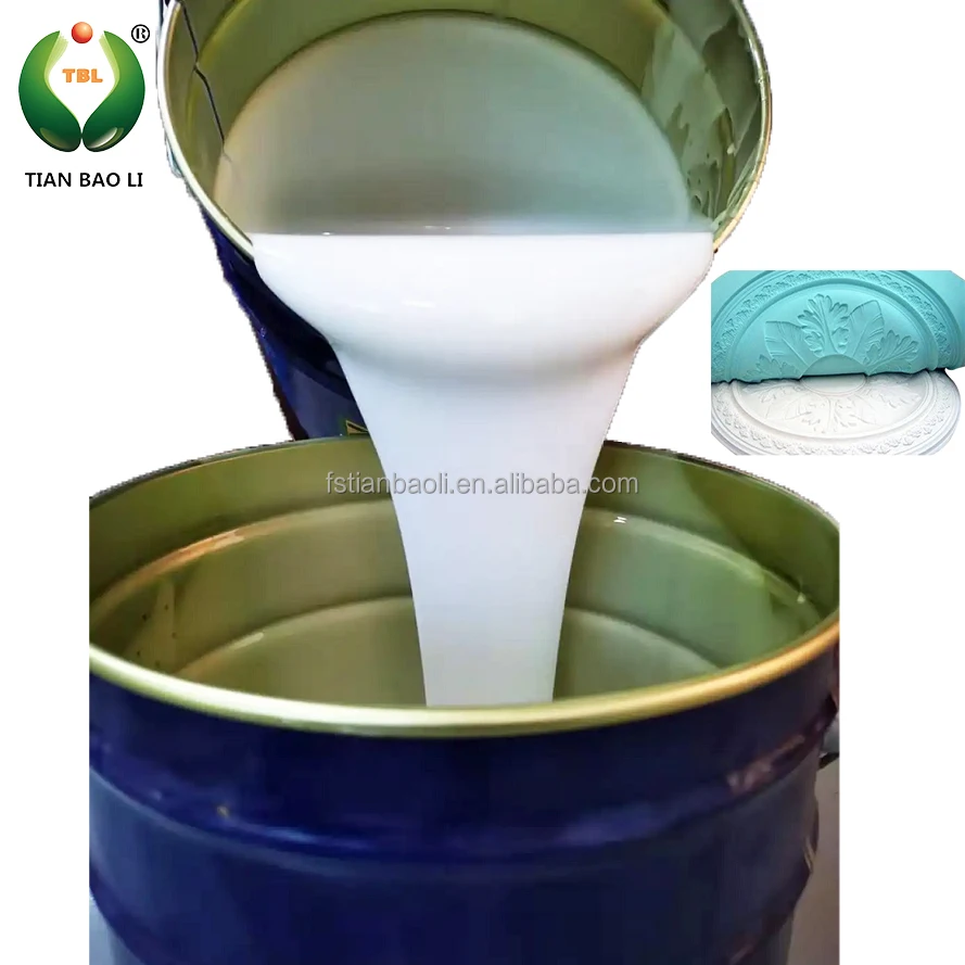 Low Viscosity Silicone Rubber 2 Part Tin Cure Mold Making RTV2 Liquid ...
