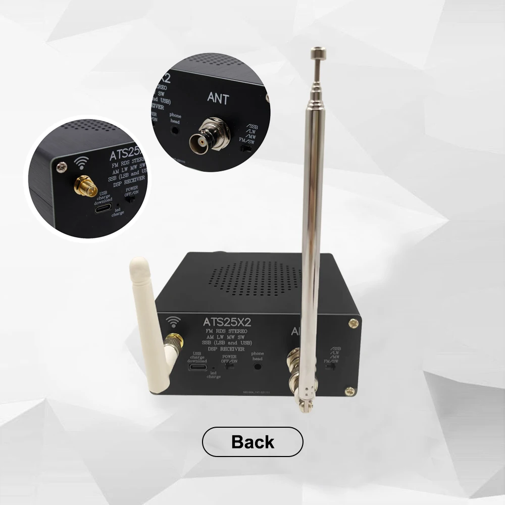 ATS-25X2 FM RDS APPネットワークWi-Fi対応ポータブルラジオ