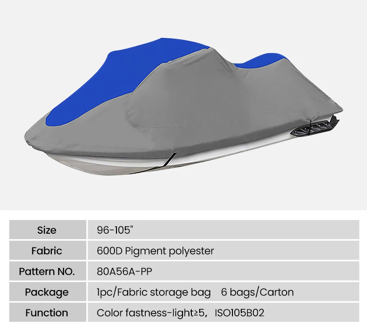 STARRYHEART Breathable Watercraft Waverunner Jetski Cover Jet Ski Boat ...