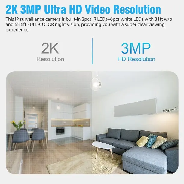 A6 Bulb Socket Ptz E27 1080p Wireless Surveillance Video Camera Wifi ...