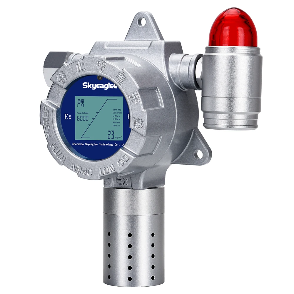 Online dust concentration detector air quality monitor PM2.5/PM10 coal ...