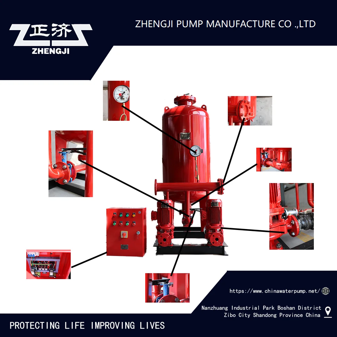 Vertical Fire Pump Set System Pressure Tank Tank Fire Pump - Buy Fire ...