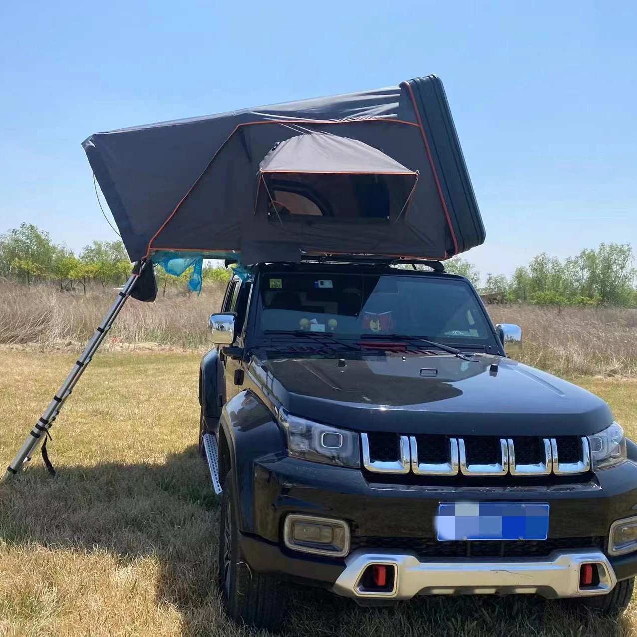 4x4 Waterproof Camping 5 Person Aluminum Hard Shell Car Roof Top Tent ...