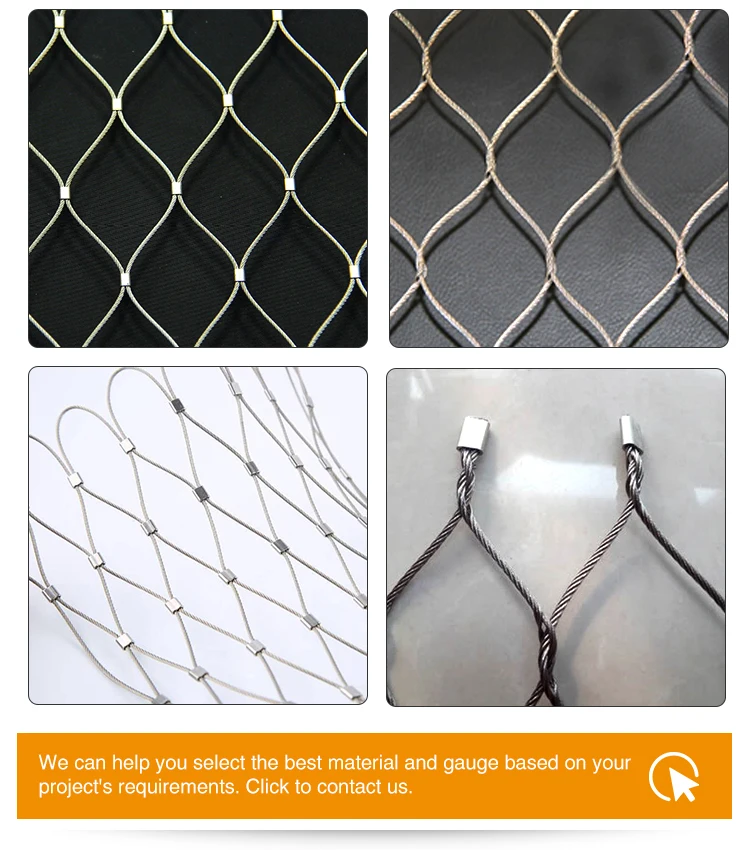 Stainless Steel Architectural Wire Mesh/philippines Woven Cable Netting ...