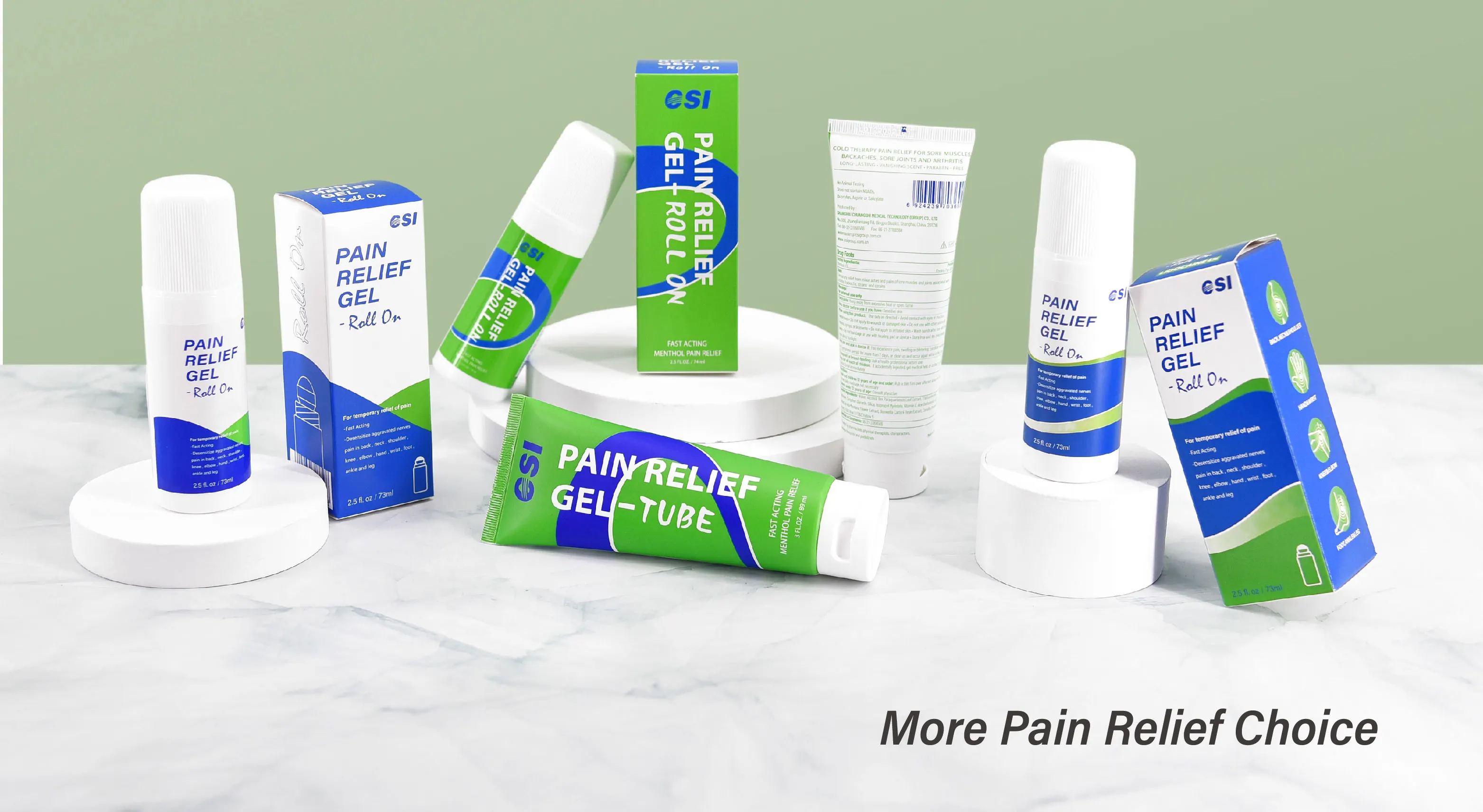 Csi Oem Cooling Topical Analgesic Pain Relief Gel Cream For Sore Muscle ...