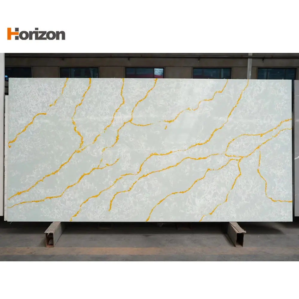 2024 Horizon 3200x1600 Calacatta White Polished Surface Bookmarked ...