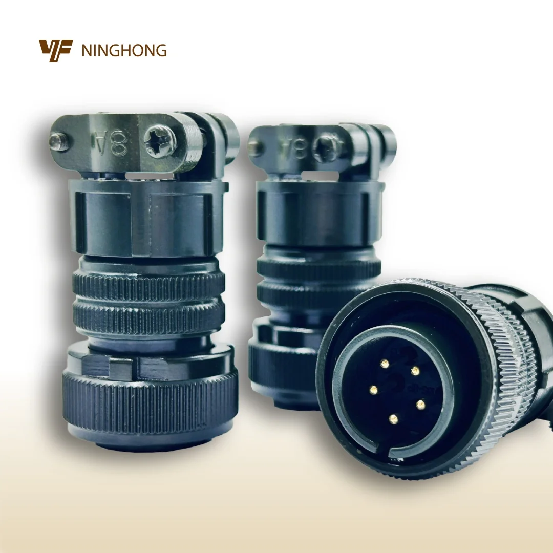 Circular connector 5 pin MIL SPEC MS5015 16S industrial Waterproof ...