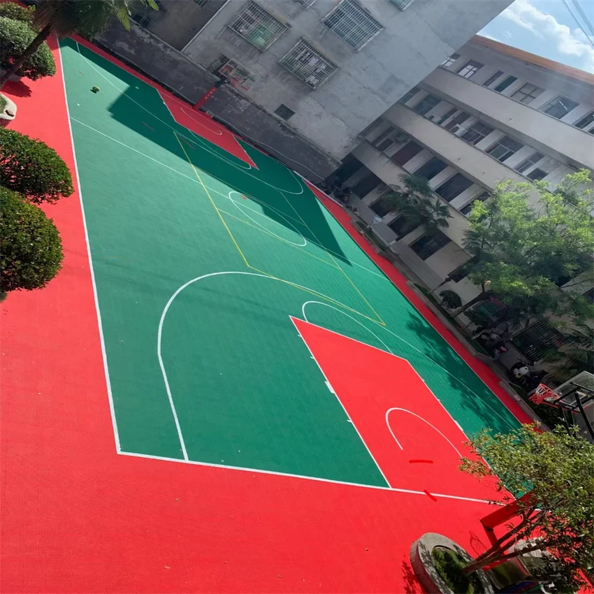 Tiansu Portable Outdoor Basketball Court - Durable & Eco-friendly