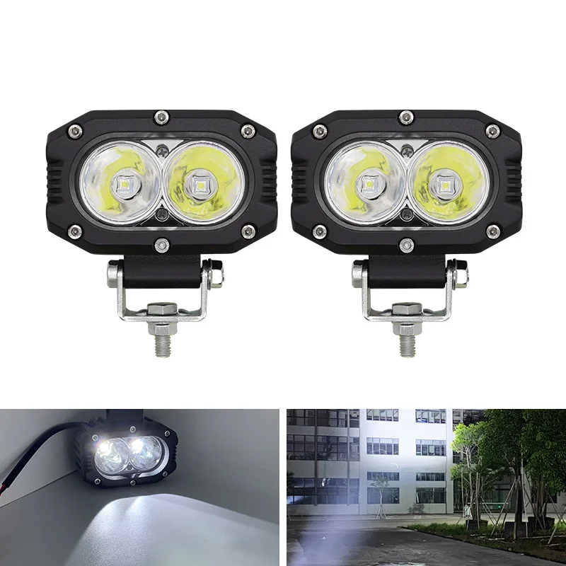 M0126 Led Light Bar 4 Inch Yellow Amber /wihte Spot Light Off Road Work ...