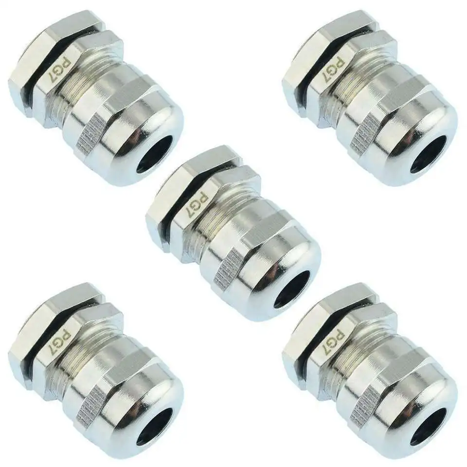 Stainless steel cable gland waterproof ip68 nickel plated brass metal ...