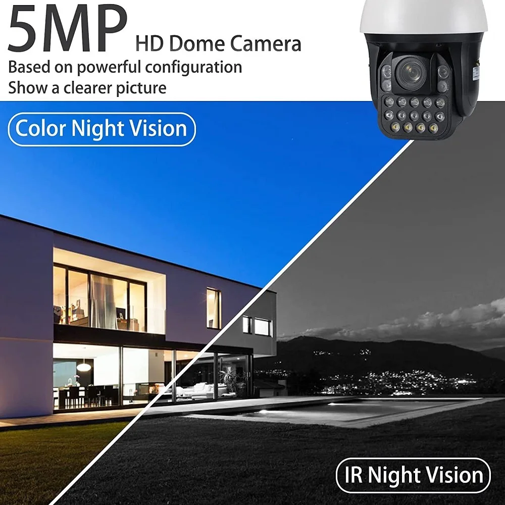 Outdoor 36x Zoom Ptz Camera 8mp H.265 Poe Ip Speed Dome Camera 300m Ir Night Vision Cctv Network ...