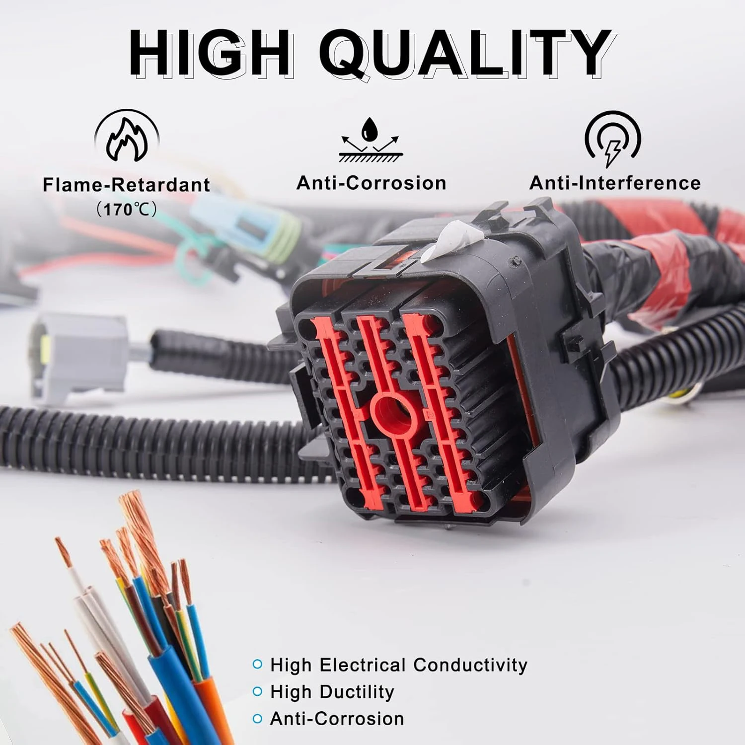 China Custom Wiring Assembly Solutions Manufacturer Wiring Harness Full ...