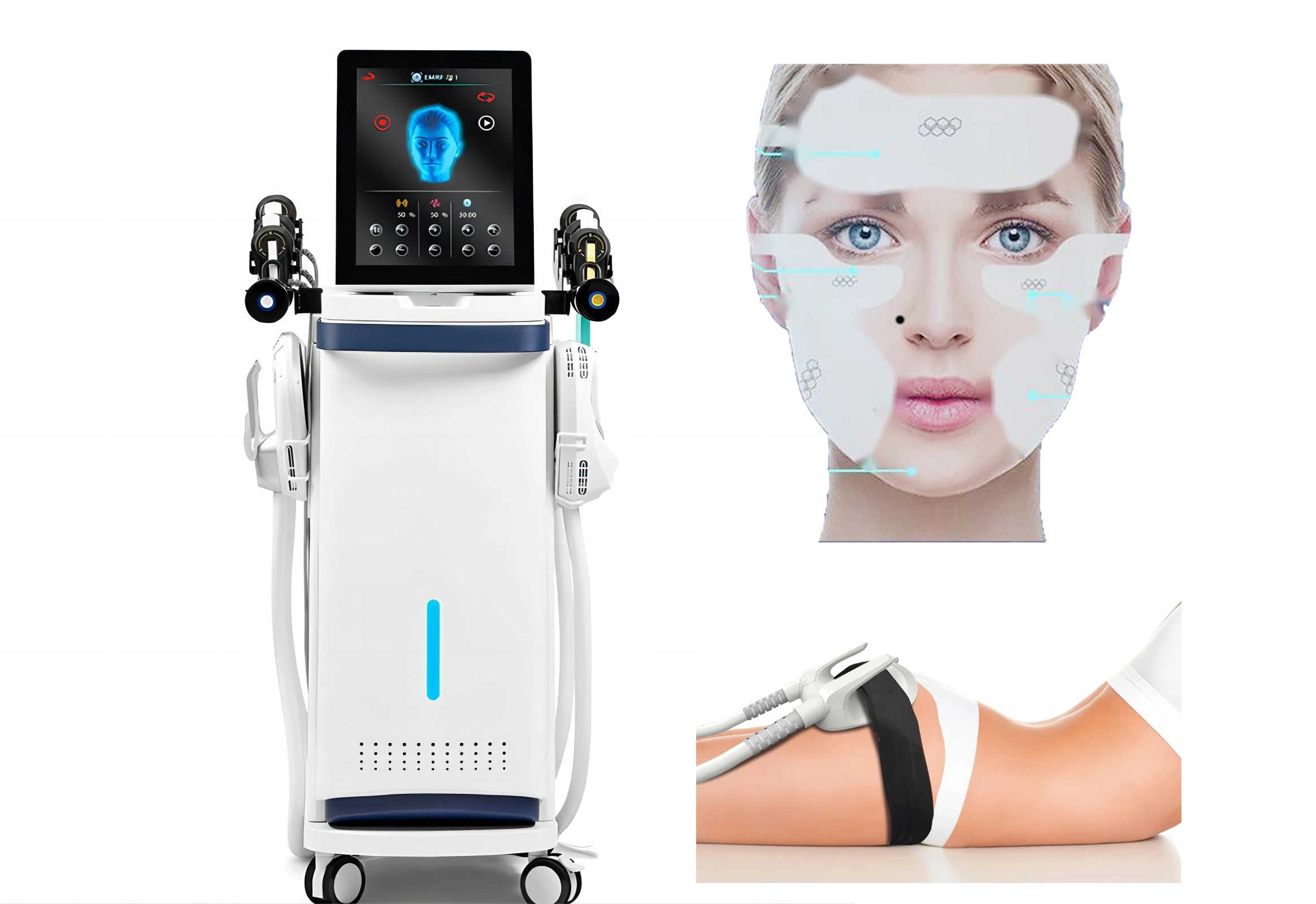 2024 Electromagnetic Magnetic Energy Face Lifting Muscle Sculpting Body ...