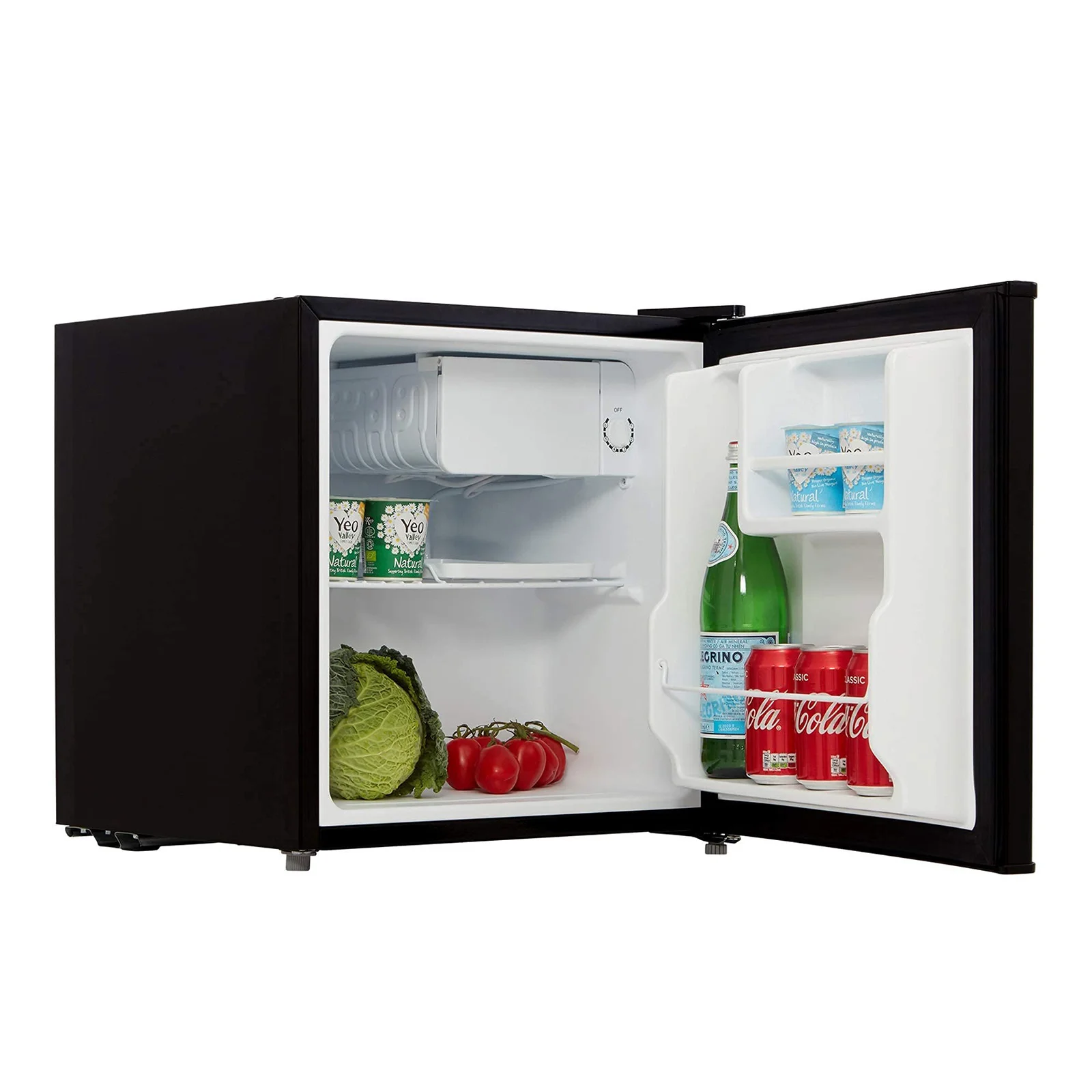 48 Litre Single-door Compact Refrigerator Mini Fridge Reversible Door ...