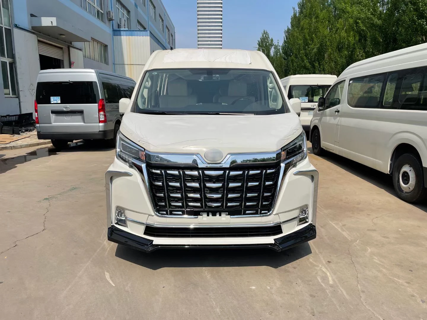 2019 Year Hiace Japan Style Body Kit For Front Bumper Rear Bumper ...