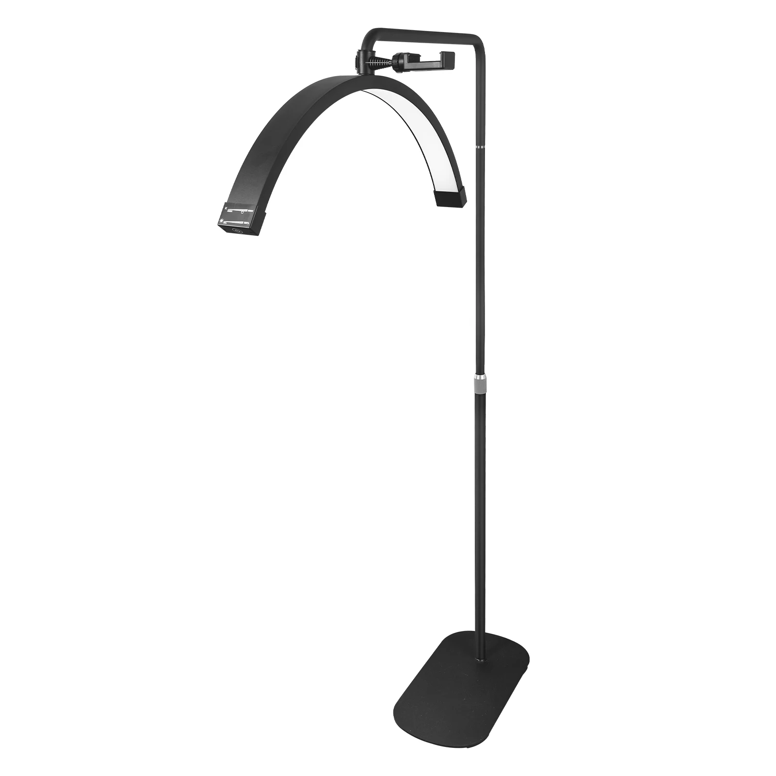 Fosoto 28inch Arch Beauty Light Glitter Half Moon Lamp Lashes Floor ...