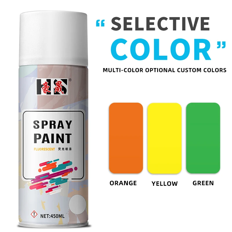 Factory Good Performance Oily Fluorescent Spray Paint Color ...