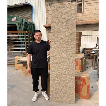 Phomi China Manufacturer Beige 120x60 Cm Artificial Stone Skin Exterior ...