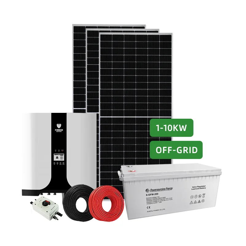 10000w Solar Panel Kit Power Generator 8kw 6kw 5kw 3kw Off Grid 10kw ...