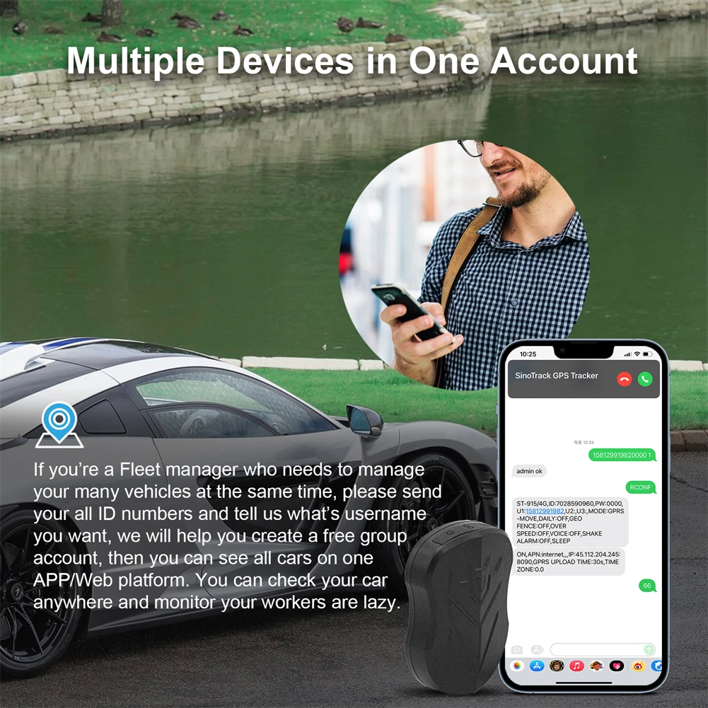 Portable Wireless Gps Tracker 4g St-905l Built In Magnet 5000mah Long ...