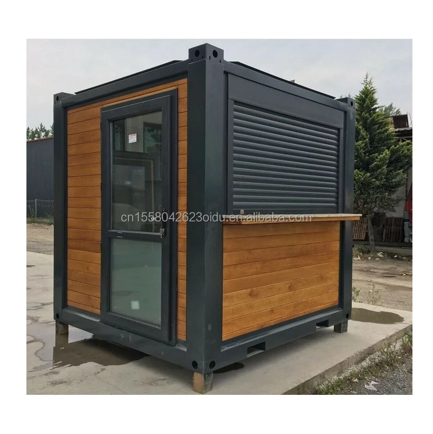 10FT Outdoor Container Food Kiosk - Durable & Versatile