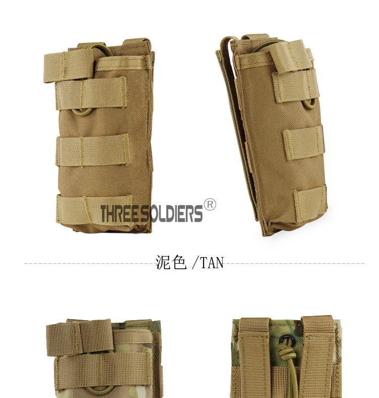 Tactical Molle Magazine Pouch For M4 Ak Ar 15 5.56 7.62mm Single Mag ...
