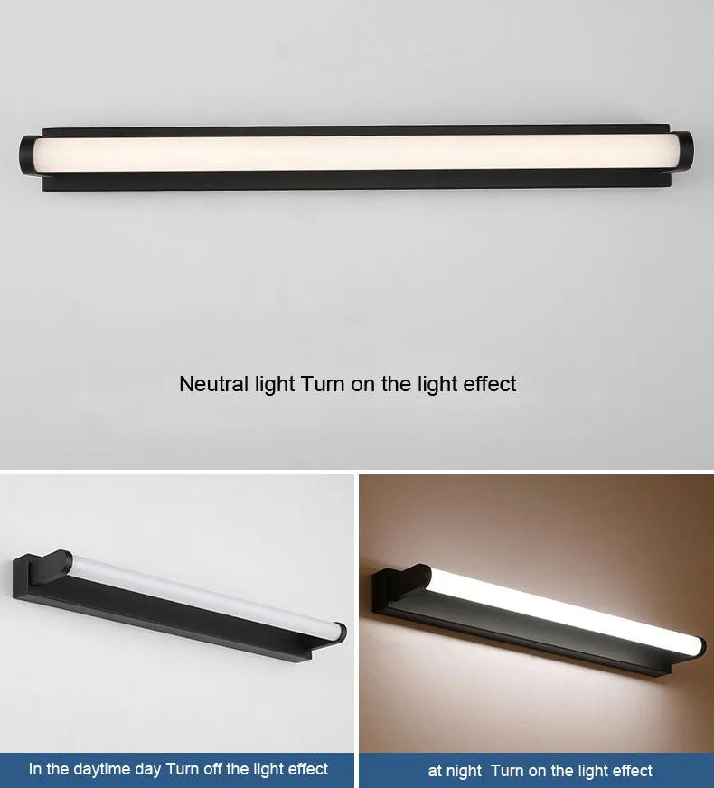 14w Modern Make Up Mirror Light Surface Mounted Wall Lamp Bathroom ...