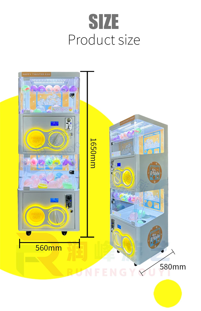 Capsule Gachapon Machine - Japan Coin Operated Mini Twist