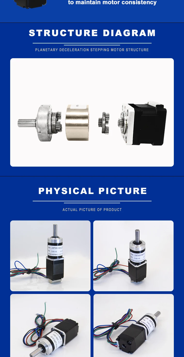 Nema 8 Bipolar Planetary Geared Reducer Stepper Motors With Gearbox Max ...