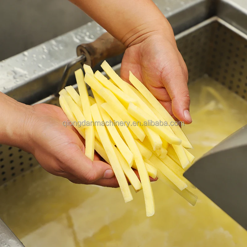 Whole Frozen French Fries Production Line From Washing Peeling To ...
