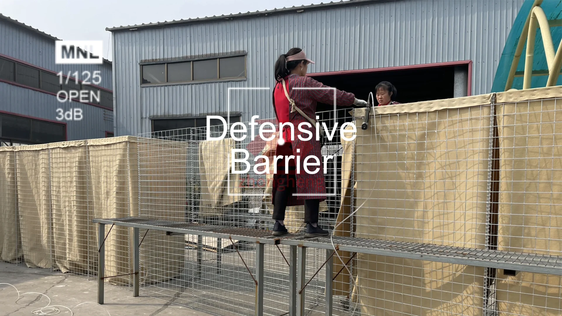 High Strength Defensive Barriers Explosion-proof Sand Wall Defensive ...