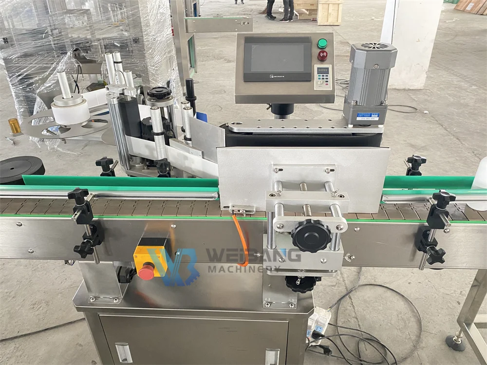 Auto Sticker Label Applicator Machine Full Automatic Labeler Vertical ...