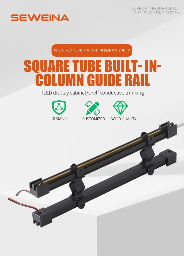 Supermarket Power Rail System Led Shelf Light Dedicated Wireless Power ...