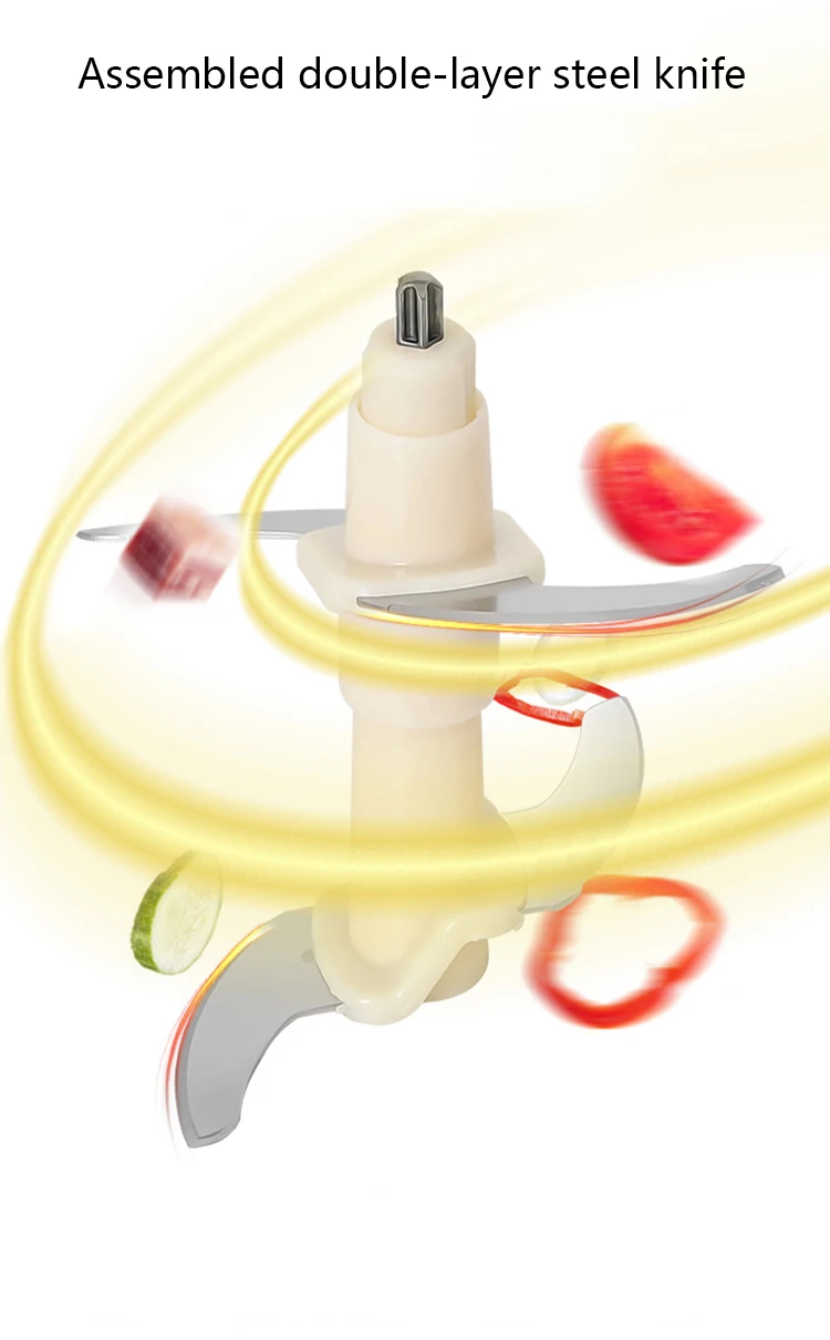 Wholesale 2L 3L 5L Home Use Meat Chopper Meat Grinder Parts Food Processor Stainless Steel ...