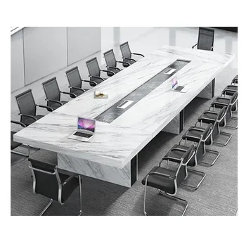 Artificial Marble Stone Meeting Table Modern Conference Table Office ...