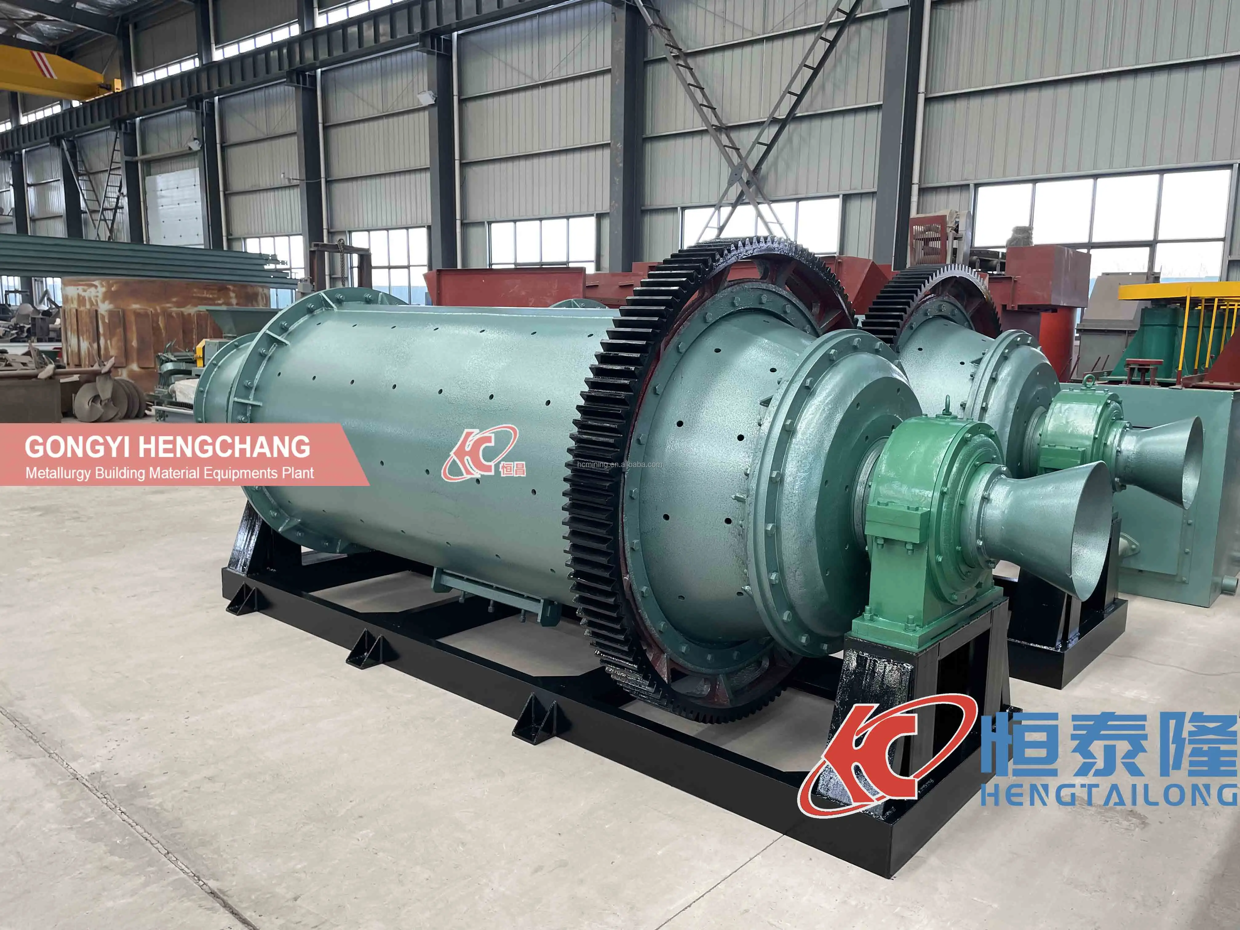 High Energy 250 Tph Ball Milling Mill Machine For Black Powder / Copper ...