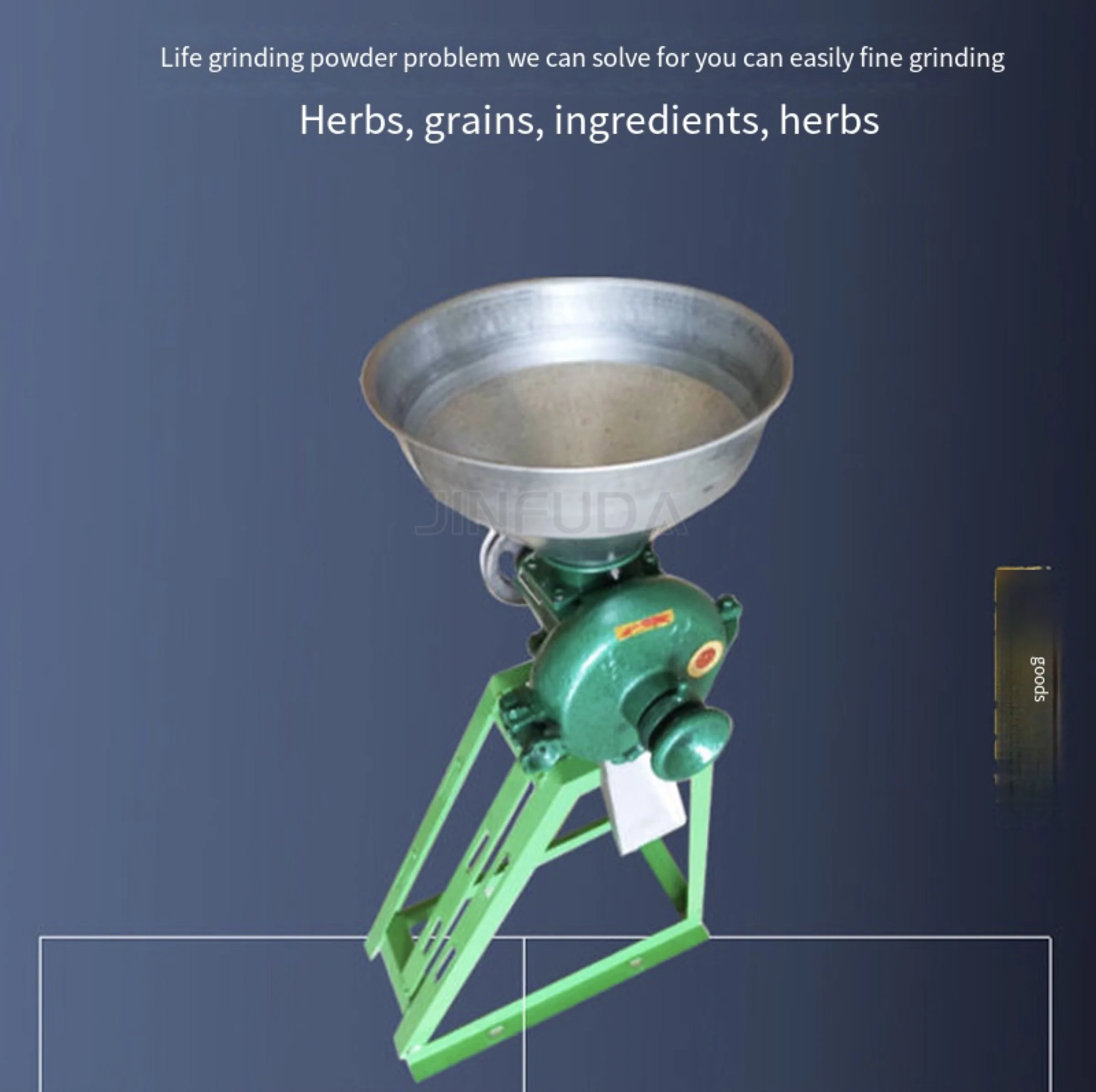 High Productivity Grinder for Wet and Dry Food Grains