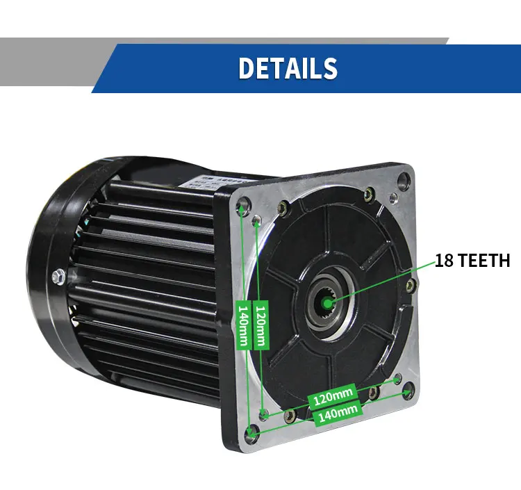 48v-96v High-Efficiency Brushless PMSM Motor & Controller Kit