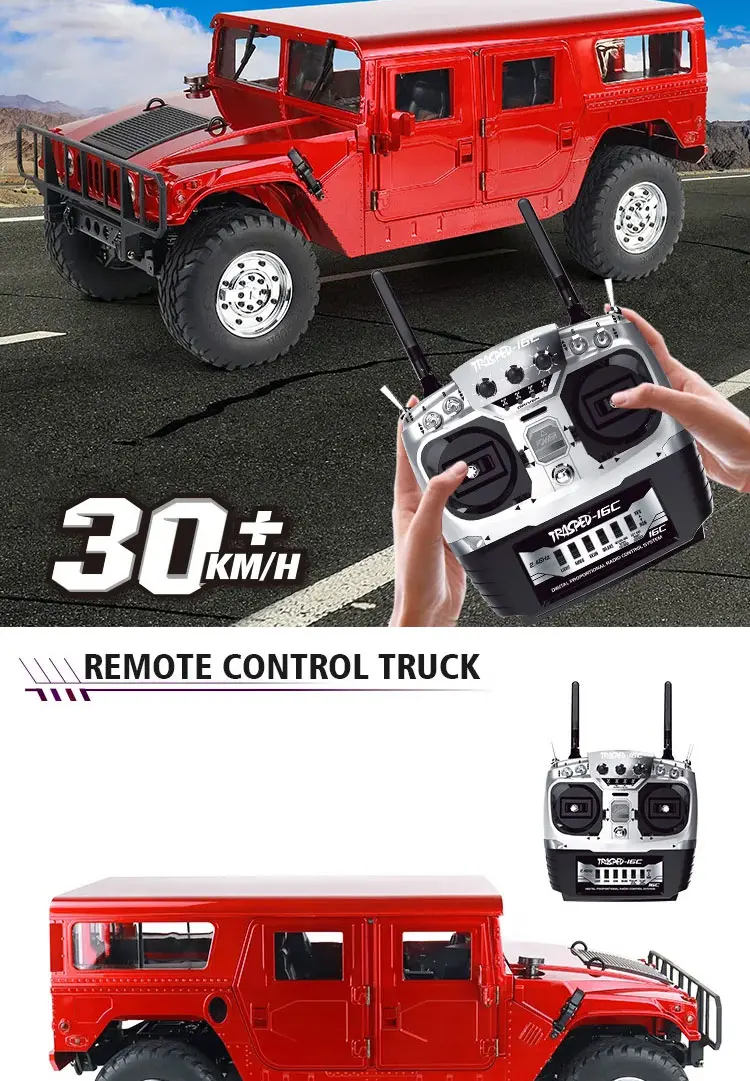 Hg P415 Pro Upgrade 1/10 2.4g 4wd License Car H1 4*4 Metal Remote ...