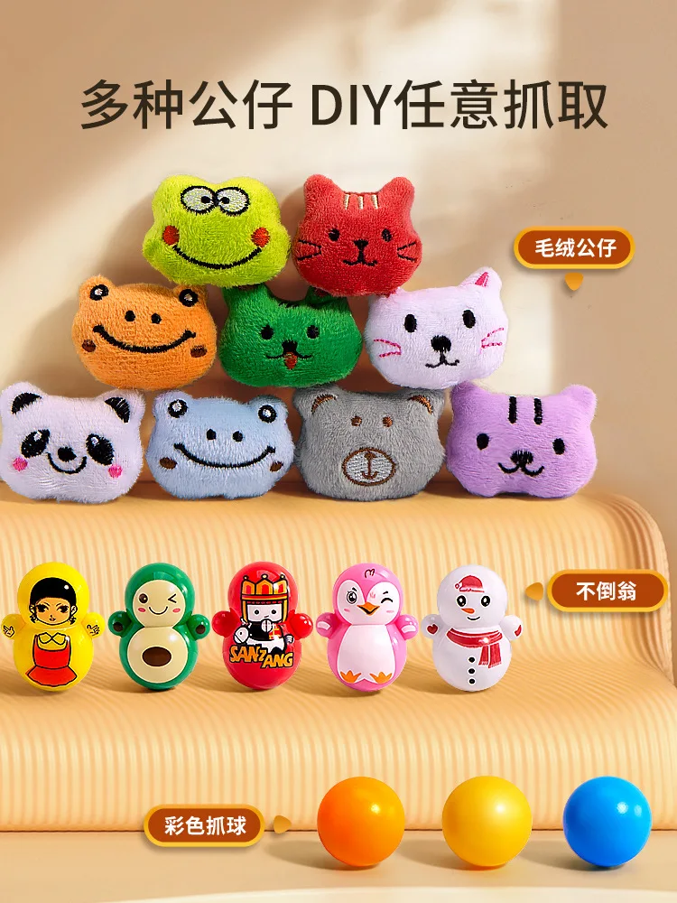 Tiktok Hot Selling Mini Claw Children's Toys Handle Clip Doll Catch ...