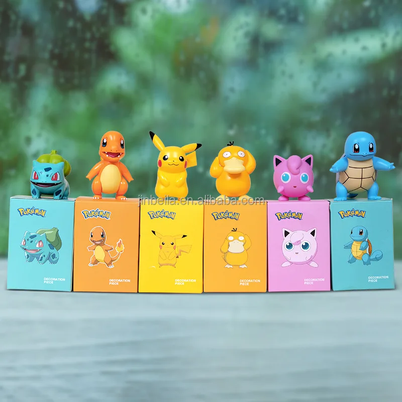Pikachu 11cm Original Pokemoned Action Figure Toys Pvc Plastic Vinyl ...