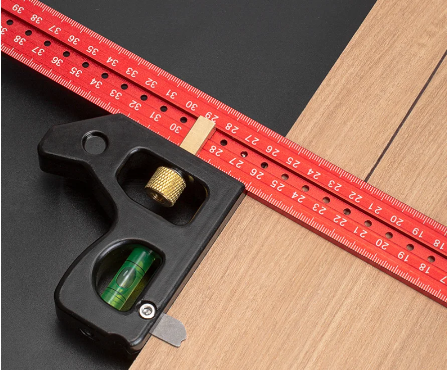 Adjustable Woodworking Combination Angles Ruler - QS5886