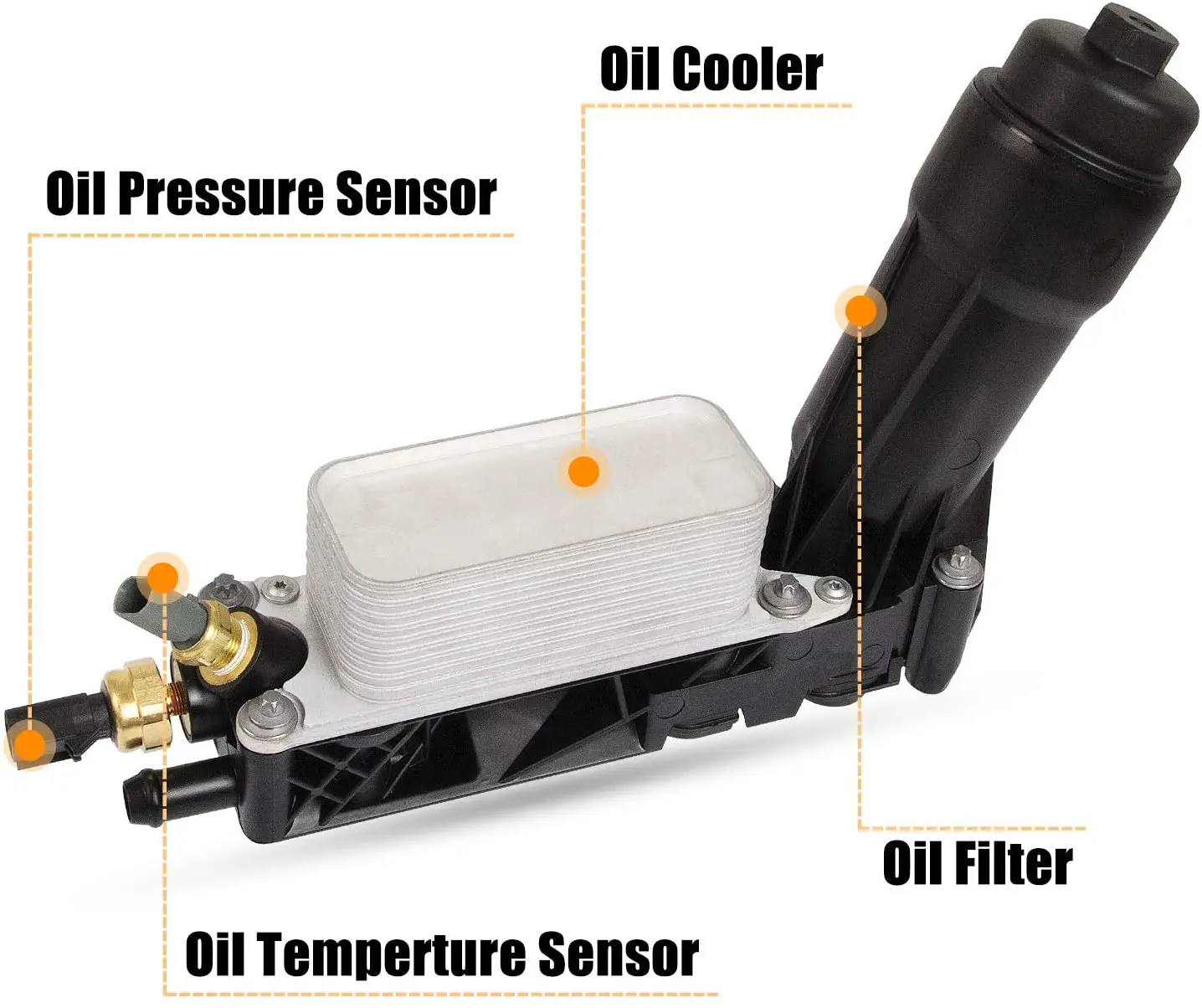 Auto Engine Oil Cooler Filter Assembly 11428507697 - Buy Oil Cooler ...