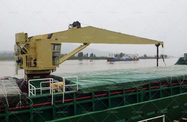Factory Direct 20 Ton 45 Ton Marine Ship Deck Crane For Sale - Buy 20 ...