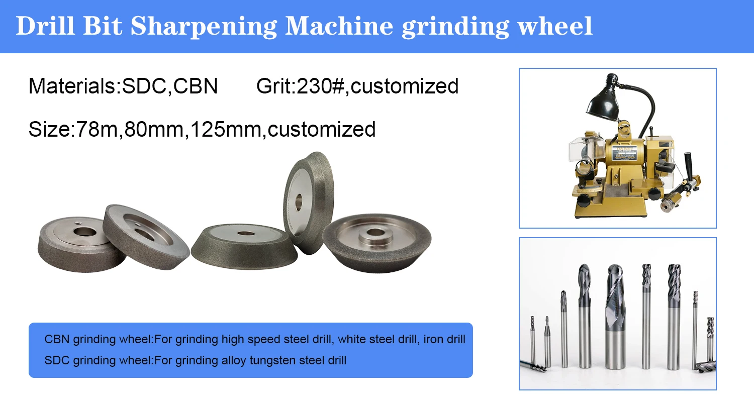 HSS Grinding Wheel Electroplated Cbn Sdc Diamond Grinding Wheel for MR ...