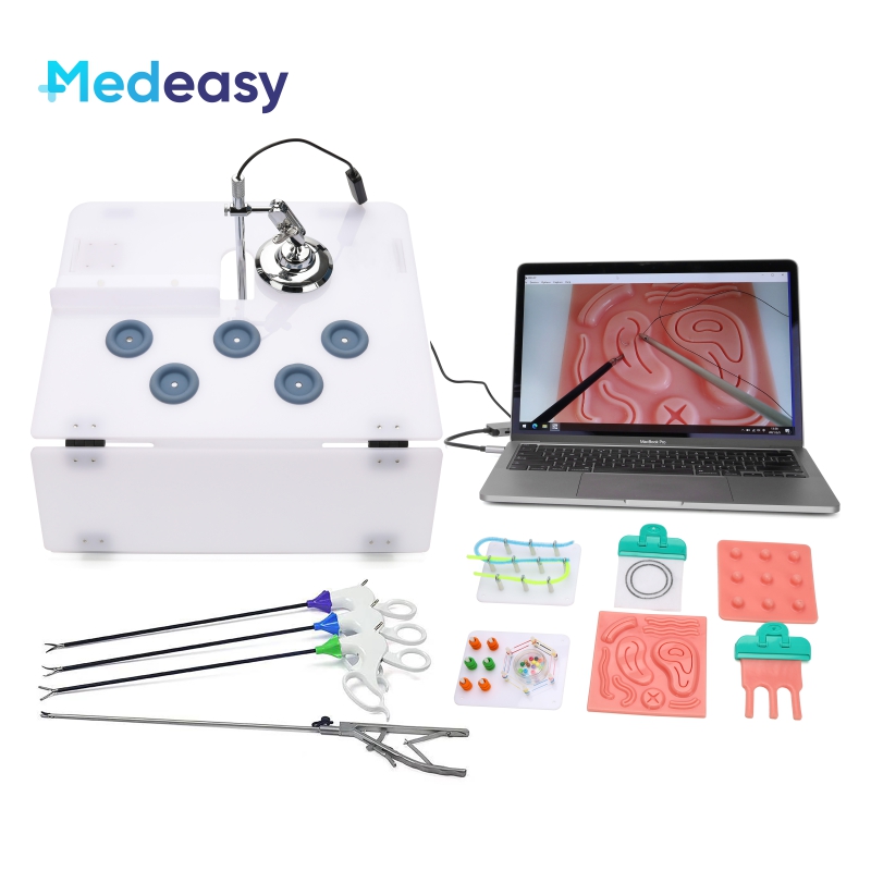 Laparoscopic Trainer Box with HD Camera & Tools for Surgery Training